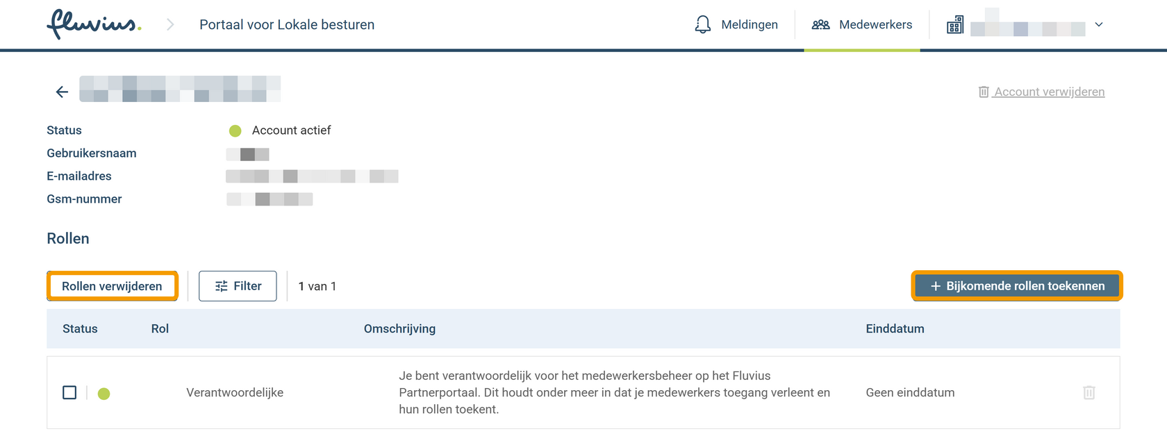 Medewerkers creëren en rollen toekennen in het Portaal voor Lokale ...